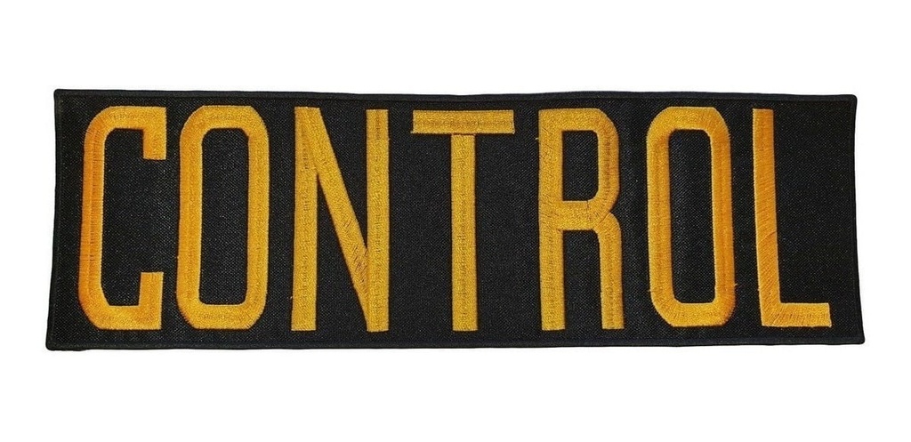 Parche Espalda Bordado Seguridad Control | Lealforce